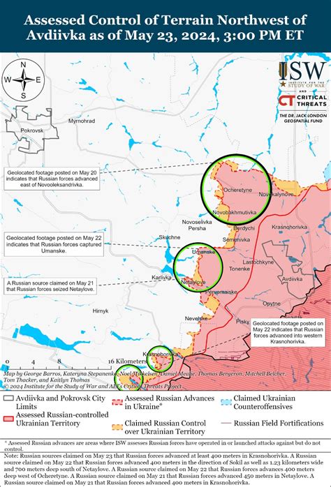 Карта бойових дій України де йдуть бої в Україні 24 травня 2024