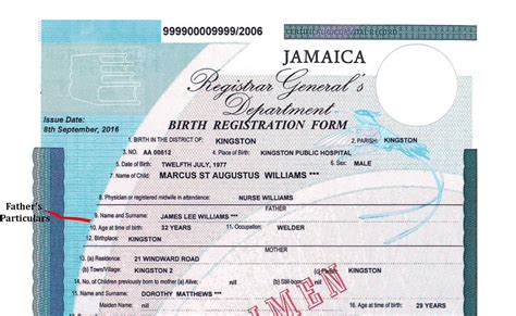 Printable Jamaican Birth Certificate Application Form Printable Forms Free Online