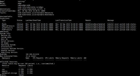 Edge Node Get Not Ready · Issue 1168 · Kubeedgekubeedge · Github