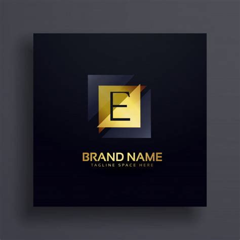 프리미엄 문자 E 개념 로고 디자인 Eps Uidownload