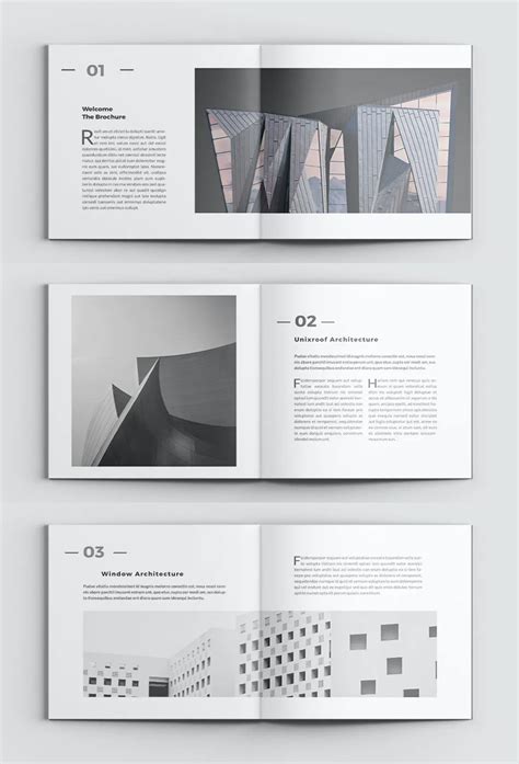 Modern Architecture Brochure Template Indesign Architecture Portfolio Design Architecture
