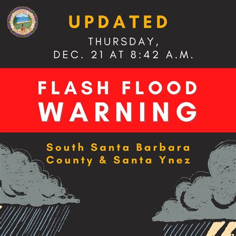Flash Flood Warning City Of Carpinteria