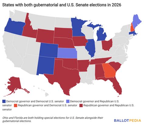 Both Gubernatorial And U S Senate Elections Are Happening In 26 States