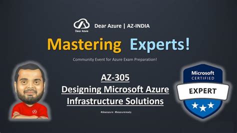 Anand P On Linkedin New Azure Solutions Architect Expert Certification Path And Exam Az 305 …
