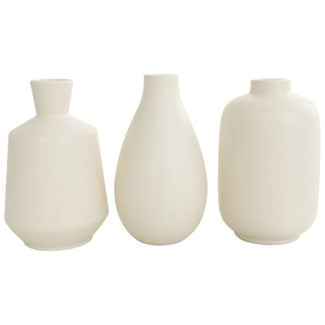 Allmodern Mable 3 Piece Ceramic Table Vase Set And Reviews Wayfair