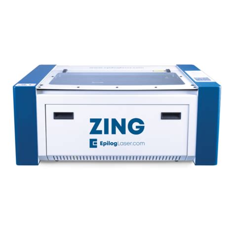 Epilog Laser Zing 24 Quick Start Manual Pdf Download Manualslib