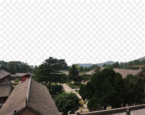 山寺鸟瞰青松图PNG图片素材下载 图片编号qxjkbobq 免抠素材网