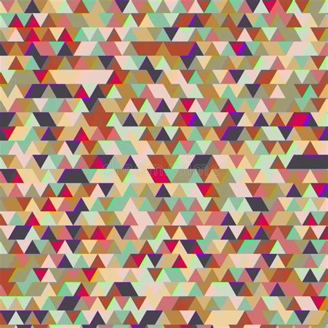 Abstract Background With Triangular Pattern Stock Vector Illustration