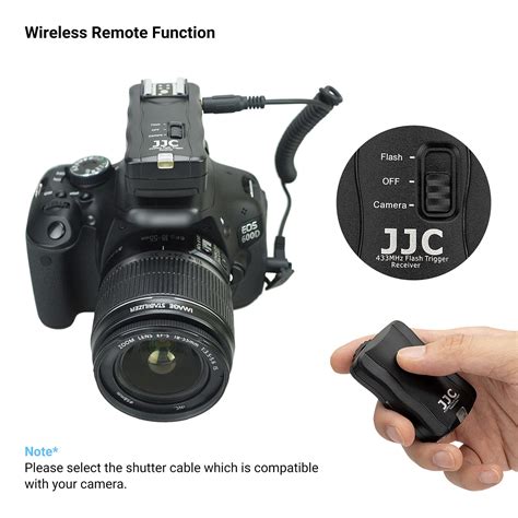 Getuscart Jjc 3 In 1 Wireless Flash Trigger And Shutter Remote Control With Two Receivers Kit For