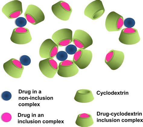 Formation Of Inclusion And Non Inclusion Complexes With Cyclodextrins Download Scientific