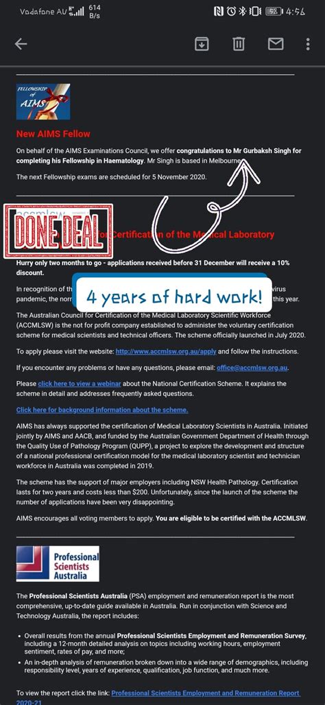Gurbaksh Singh On Linkedin 4 Years Of Hard Work Finally Paid Off Fellow Of The Australian