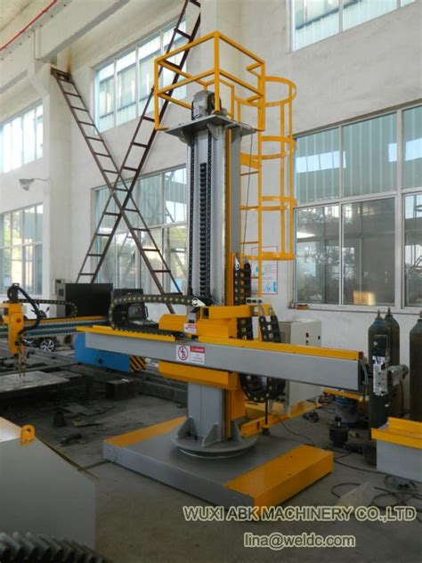 Welding Manipulator Column Boom Manipulator Wuxi Abk Machinery Co Ltd Welding Rotator