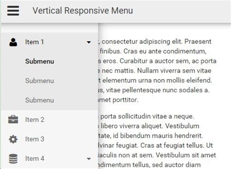 Responsive Sidebar Navigation With JavaScript And CSS3 CSS Script
