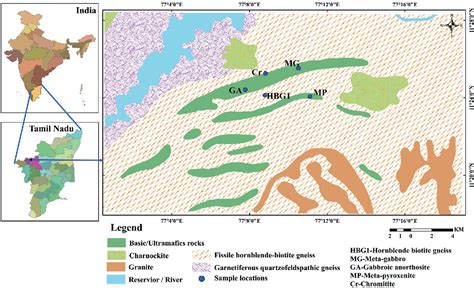 Figure 1 From Rock Type Discrimination Using Landsat 8 Oli Satellite Data In Mafic Ultramafic