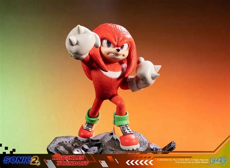 Sonic The Movie Sonic Vs Knuckles Knuckles Statue [first 4 Figures] Amiyafigure New Figure