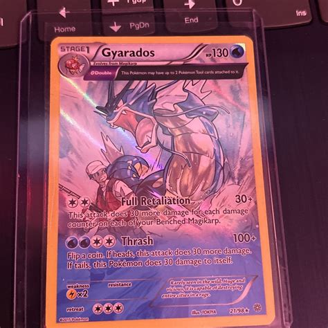 Gyarados 21 98 Xy Ancient Origins Reverse Holo Ebay