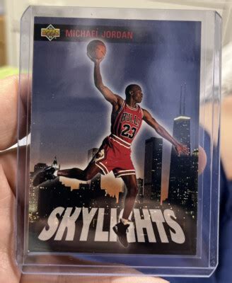 Michael Jordan 1993 Upper Deck Skylights Card 456 Mint Ebay