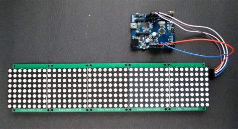 Portable Bluetooth Enabled Scrolling Led Matrix Display Part 1