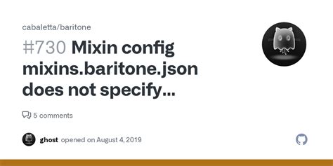 Mixin Config Mixins Baritone Json Does Not Specify MinVersion Property Issue