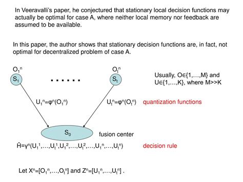 Ppt On Optimal Quantization Rules For Some Sequential Decision Problems Powerpoint