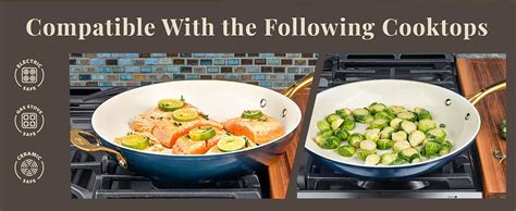 Gotham Steel 12 Pc Ceramic Cookware Set Nonstick Pots And Pans Set Non