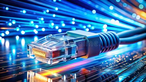 Fast Ethernet Cable Connection Secure Wired Network For Highspeed Data Fast Ethernet Cable Connection Secure Wired Network For Highspeed Data