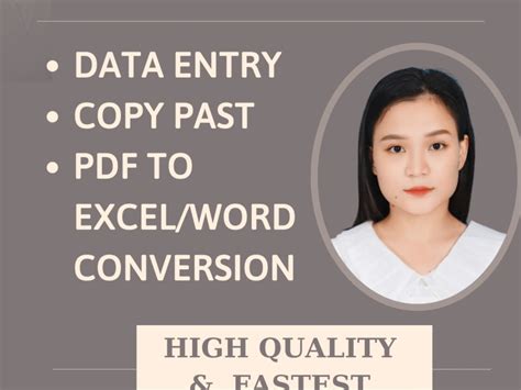 data entry copy paste pdf to word excel conversion form filling upwork