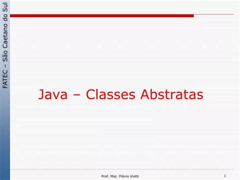 Ppt Java Classes Abstratas Powerpoint Presentation Free Download