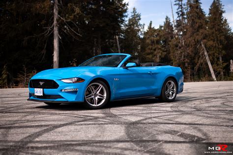 2022 Blue Mustang Convertible