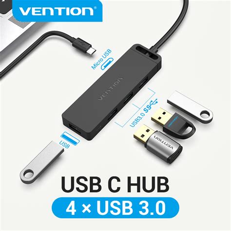 Vention USB C HUB 4 Ports USB Type C To USB 3 0 Mu Vicedeal