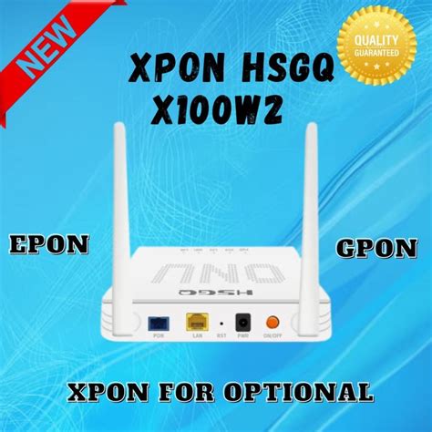 Jual HSGQ X W XPON ONU Support Gpon Epon Km Automatic Switch Mode Shopee Indonesia