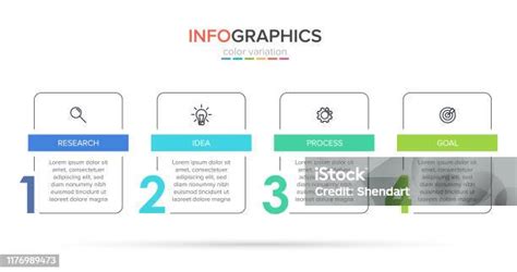 아이콘과 4 가지 옵션 또는 단계가있는 인포 그래픽 디자인 가는 선 벡터입니다 인포그래픽비즈니스 컨셉 정보 그래픽 흐름도 프리젠 테이션 웹 사이트 배너 인쇄 자료에 사용할