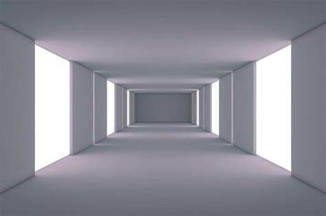premium photo 3d rendering empty room