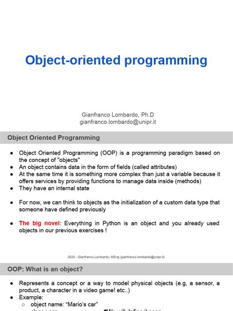 ff object oriented programming pdf class computer programming