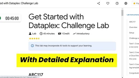 Get Started With Dataplex Challenge Lab With Detailed Explanation