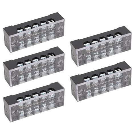 Amazon Com Sets Power Distribution Block V A Terminal Strip Blocks Bus Bar Row M Screw