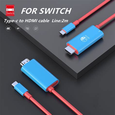 Ready Stock 4k Hdmi Compatible Cable For Switchswitch Oled Tv Hd