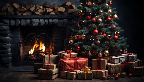 Download Ai Generated Christmas Tree Royalty Free Stock Illustration Image Pixabay