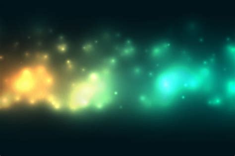 Free Vector Glowing Bokeh Light Effect Dark Background