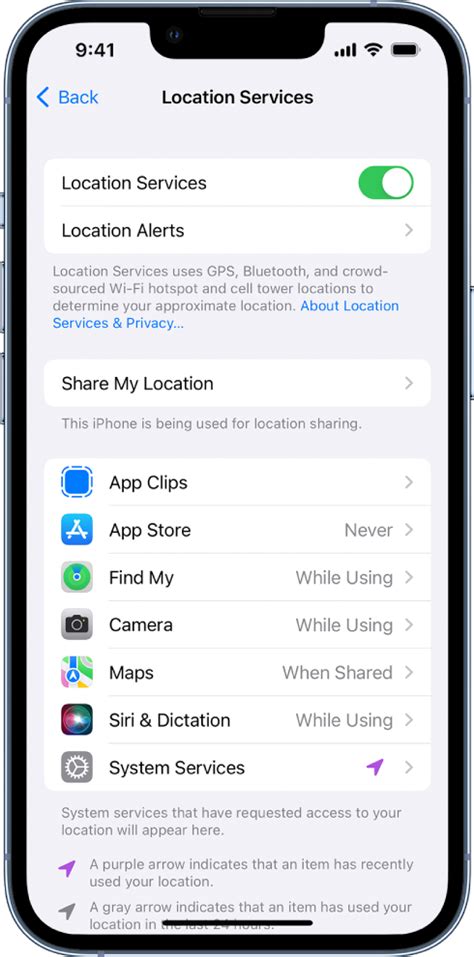 Control The Location Information You Share On IPhone Apple Support