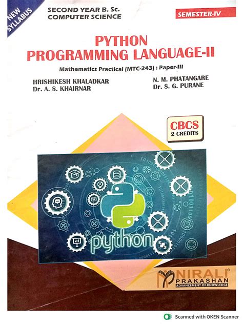 Python Programming Sem Iv Pdf