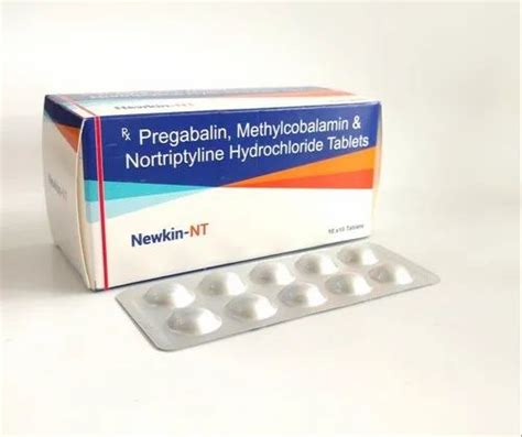 Nulin Nt Pregabalin Nortriptyline Methylcobalamin Tablet 100 Tab Id 13339095730