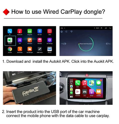 Carlinkit Wiredwireless Carplay Android Auto Dongle Auto Connect For