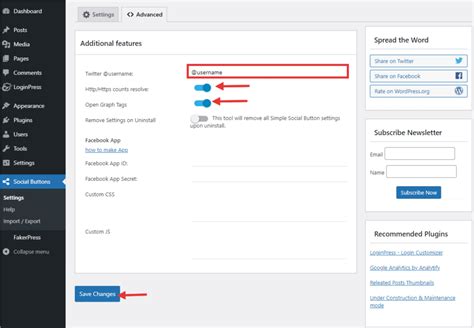 How To Display Total Social Share Counts With Simple Social Buttons Simple Social Buttons
