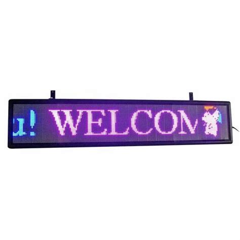 Outdoor LED Scrolling Display Board Shape Rectangular At Rs Square Feet In Coimbatore