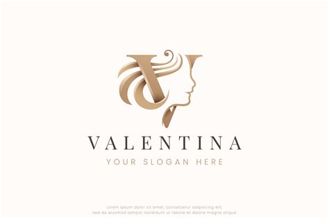 Beauty Spa Letter V Woman Logo Design 27574332 Vector Art At Vecteezy