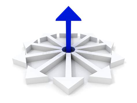 Arrows Make Your Choice Stock Illustration Illustration Of