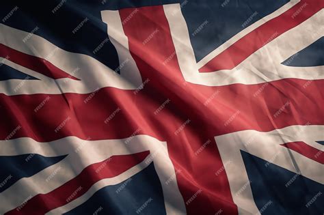 Premium Photo A Flag With A Red White And Blue Cross