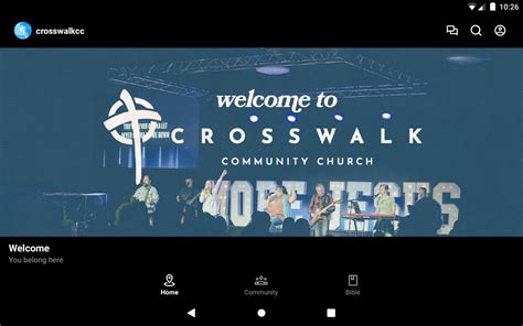 App Crosswalk Community Church Sd