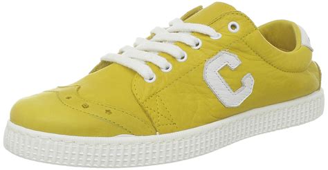 Chipie Womens Saville Trainers Yellow Gelb Jaune 7 Size 38 White